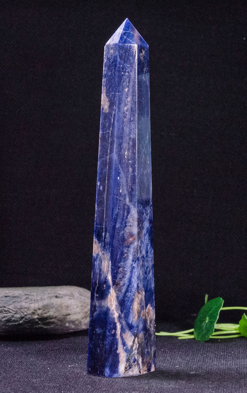 Polished LARGE Blue Sodalite Crystal Tower/healing - Etsy