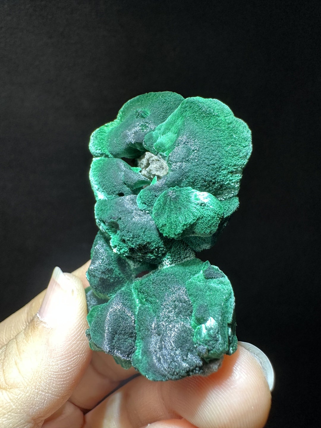 Raw Velvet Bubbles Malachite Fibrous Flower/small Malachite - Etsy