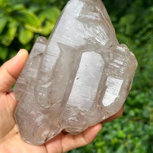 Rare Double Terminated Elestial Enhydro Quartz Crystal-moving Liquid ...