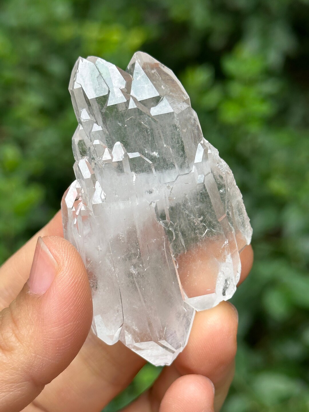 Clear Faden Quartz Tabular Crystal Cluster Stone/himalayan Double ...