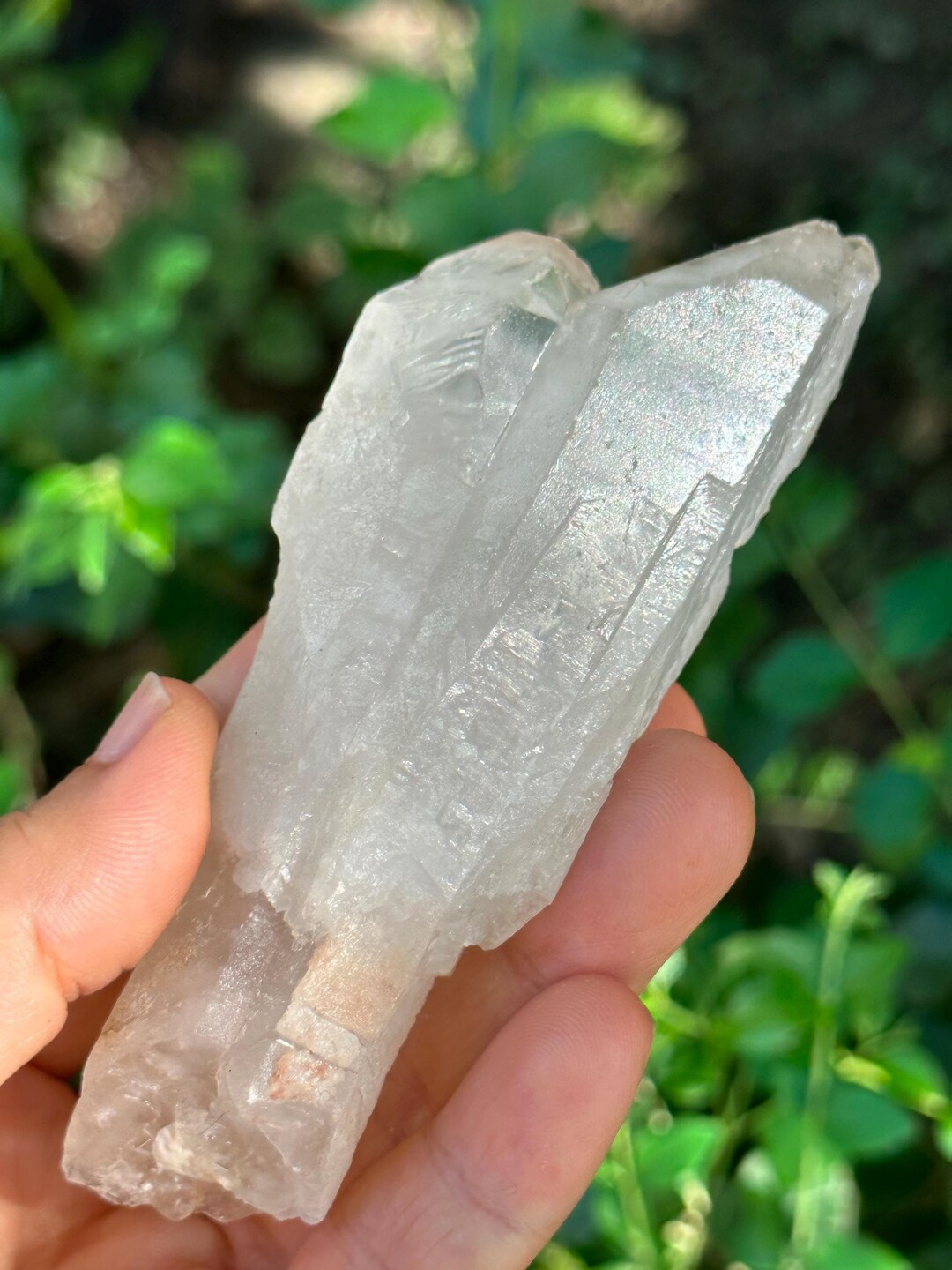 Rare Twins Scepter Clear Quartz Crystal/energy Quartz/meditation ...