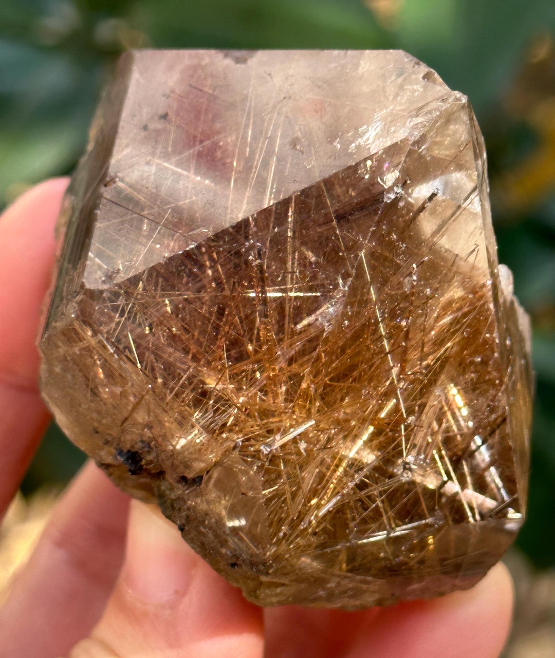 Rare Natural Raw Rutile Quartz Record-keeper Crystal/perfect Clear ...