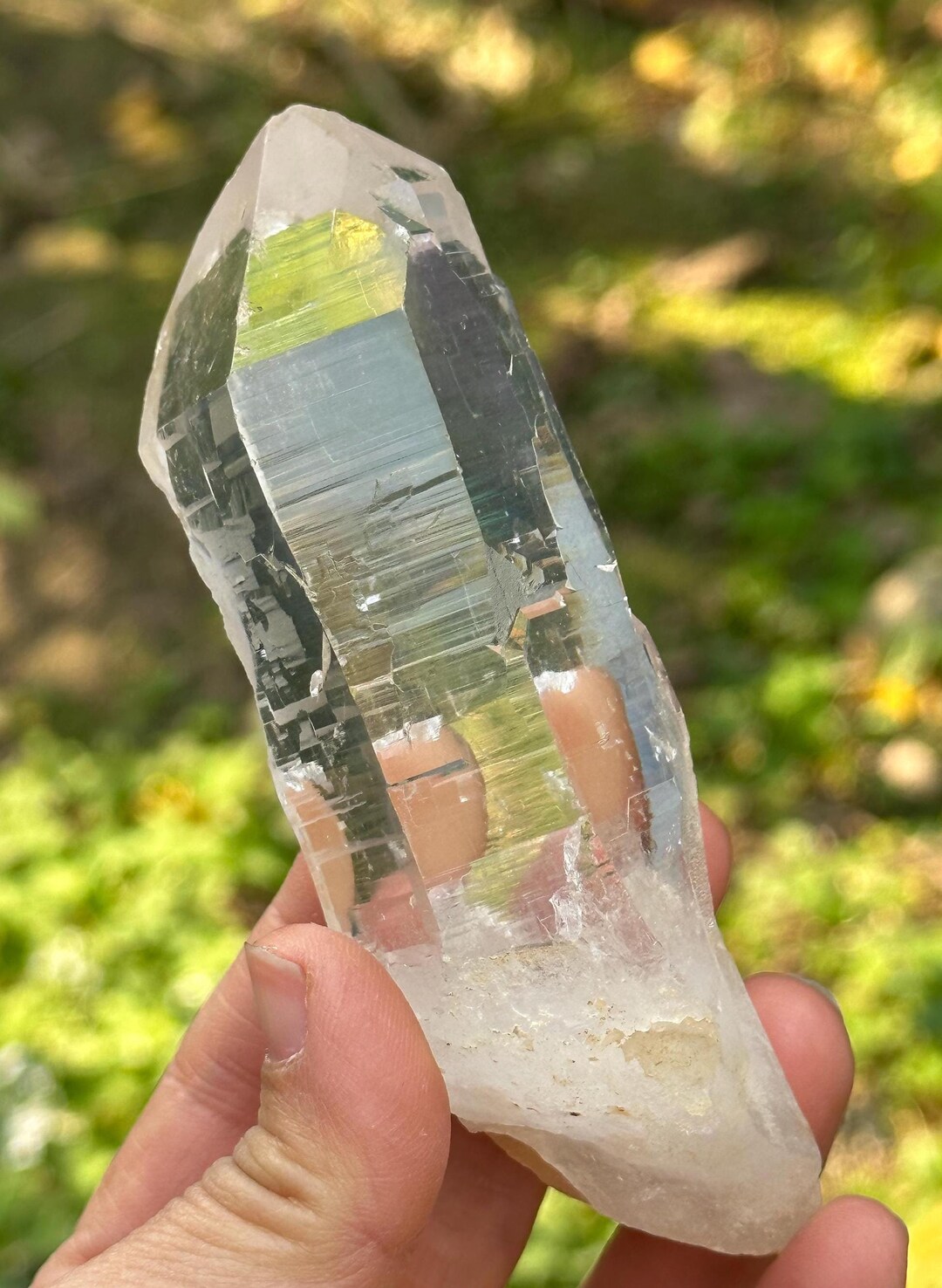 Time Links Clear Himalayan Single Solar Quartz Crystal/mosaic Crystal ...