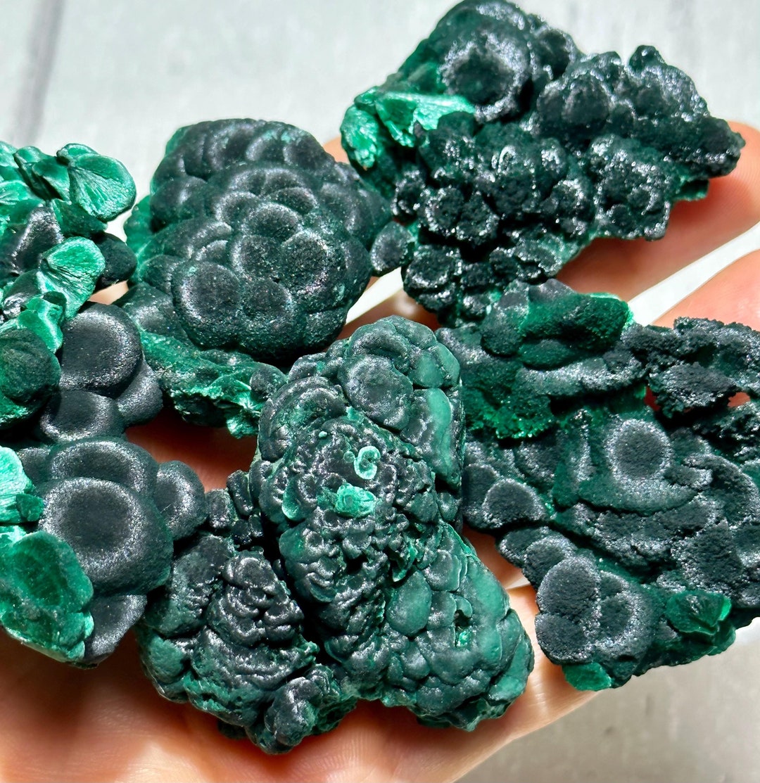 You Pick!best Bubbles Velvet Malachite Fibrous Crystal Stone From ...