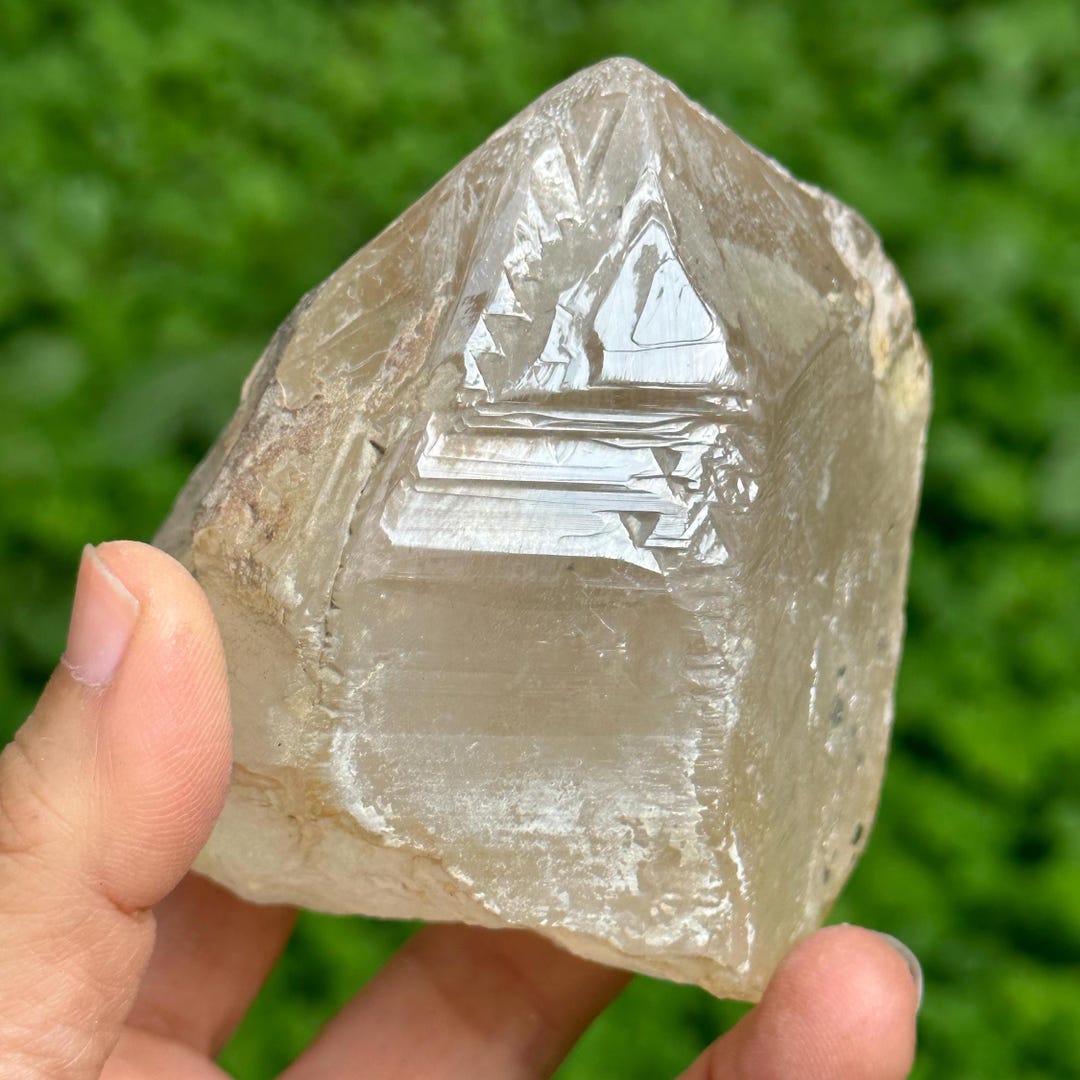 Himalayan Nirvana Quartz Record-keeper Crystal With Mica Included From Hashupi/self-healed ...