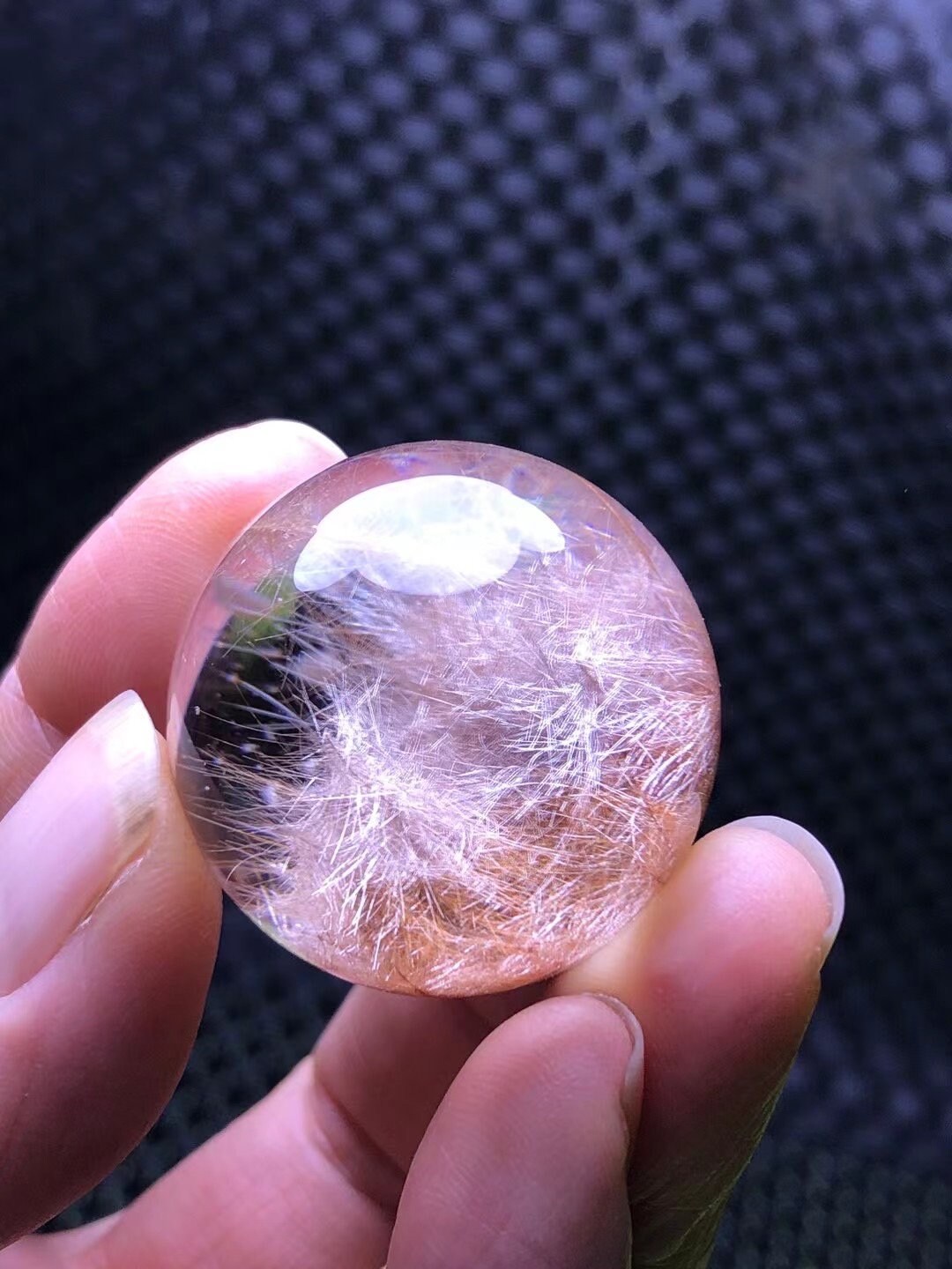 Rare Clear Wthite and Red Rutilated Quartz Crystal - Etsy