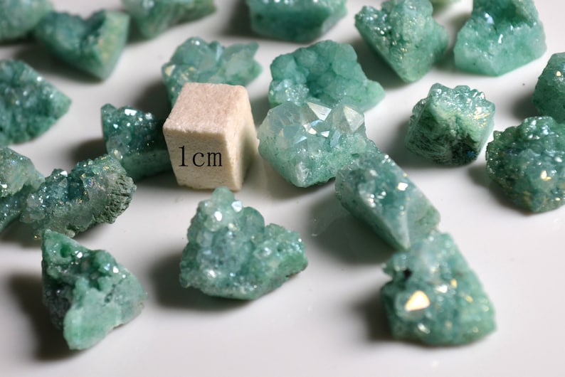 Small Size Plating Color Crystal Cluster/shining Crystal - Etsy