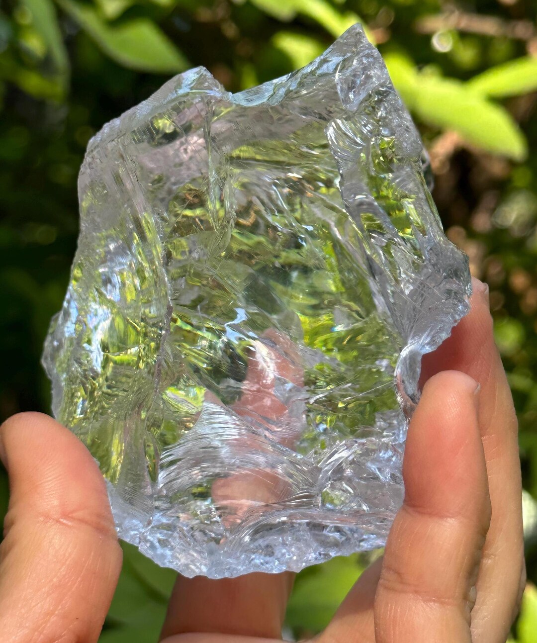 Clear Himalayan Quartz Crystal Chunk-raw Himalayan Rainbow Quartz ...