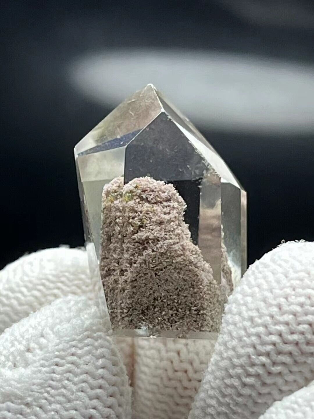 Clear Phantom Mountain Included Quartz/green and Pink Chlorite - Etsy