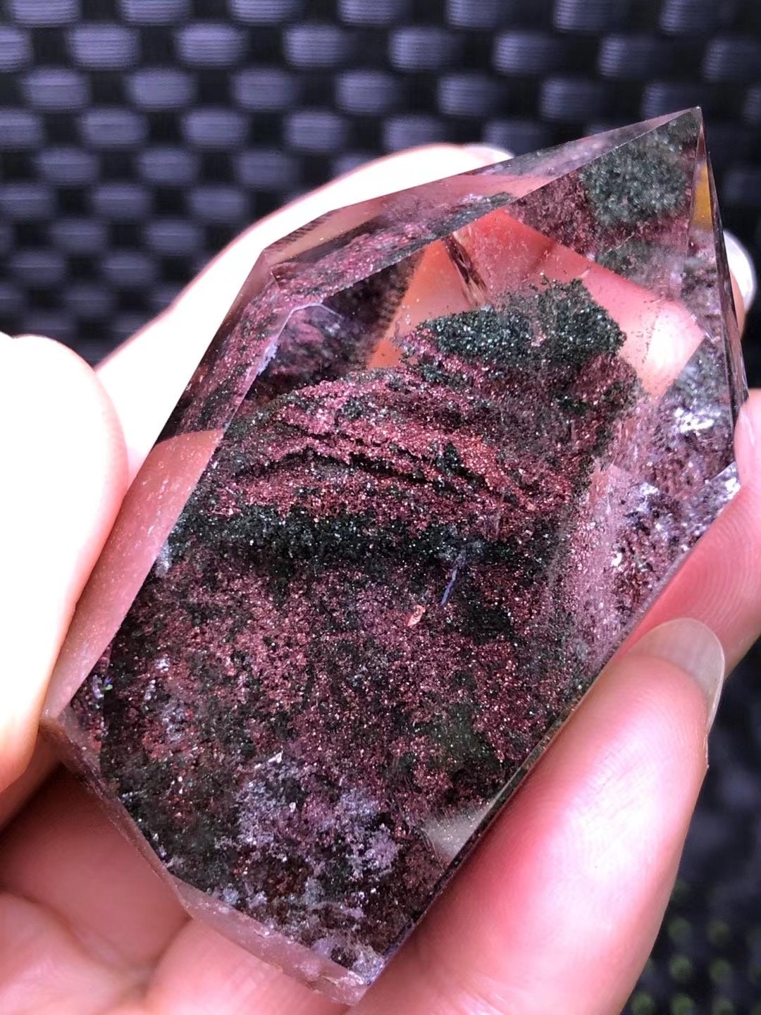 Rare Natural Green Phantom Quartz Crystal/green Phantom - Etsy