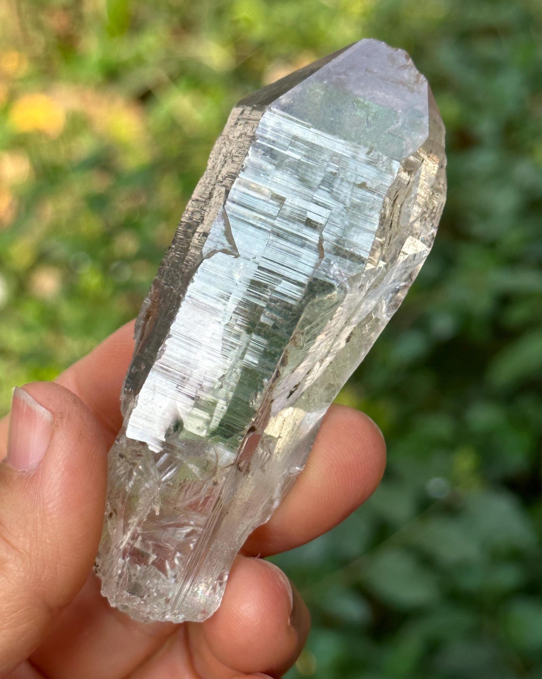 Stunning Hashupi Clear Himalayan Energy Quartz Crystal/rainbow Energy ...