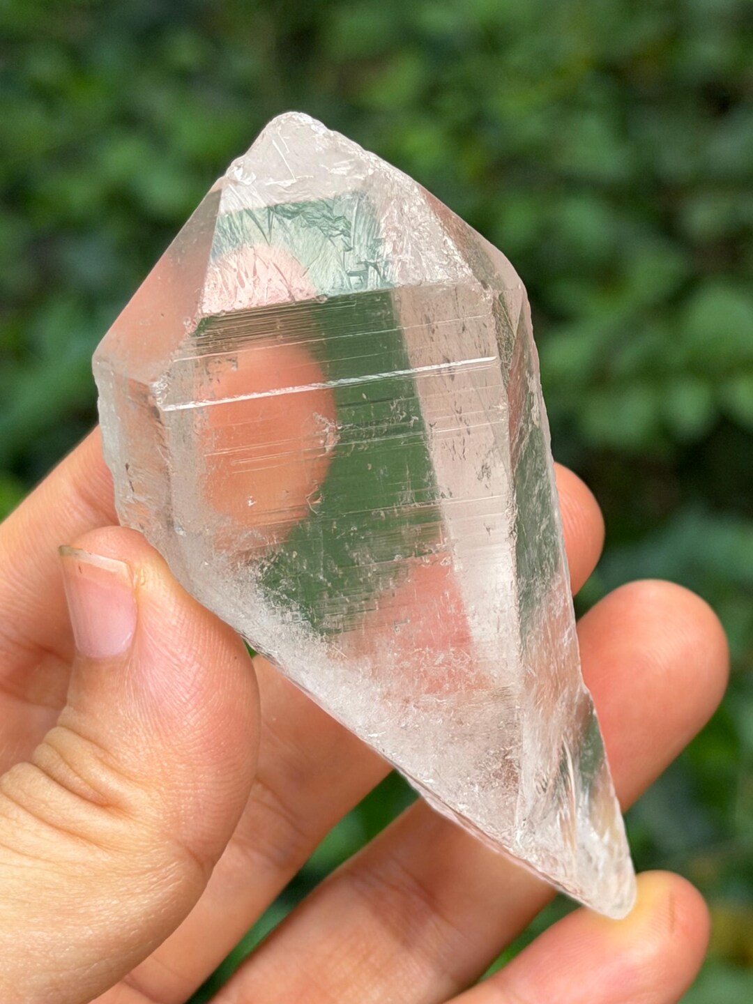 Clear Record-keeper Muzo Lemurian Quartz Floating Crystal/akashic ...