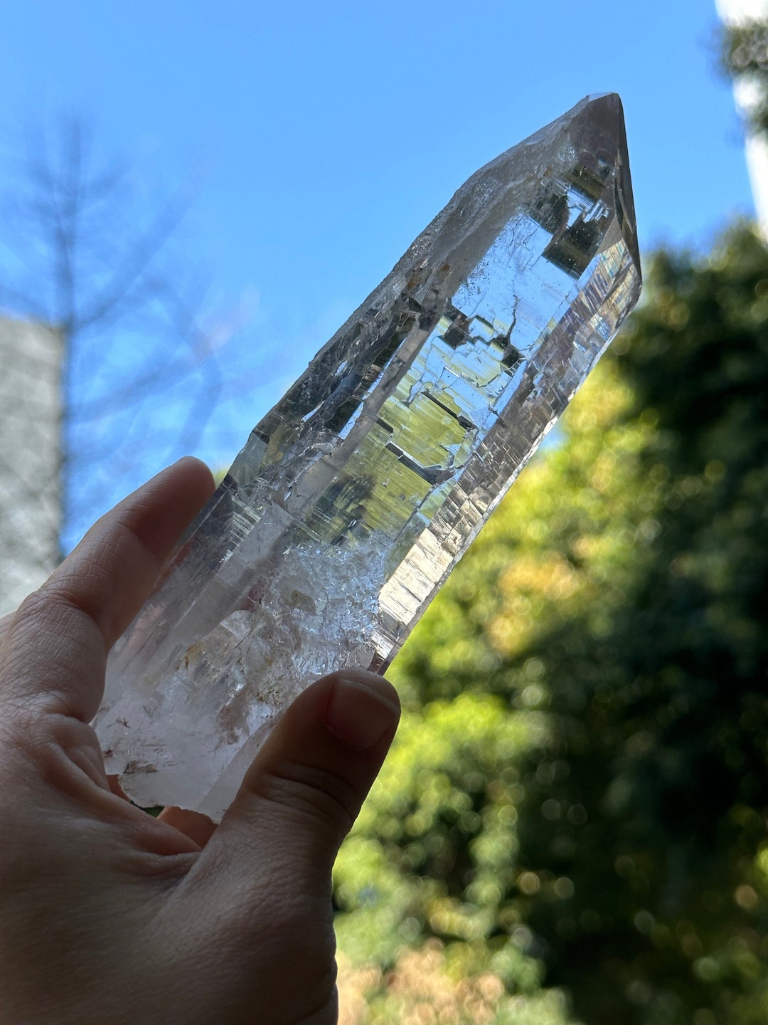 Perfect Clear Macromosaic Crystal Quartz Point Pakistan/water Clear ...