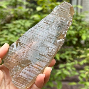 Rare Elestial Tabular Nirvana Smokey Quartz Crystal/natural Step Shape ...