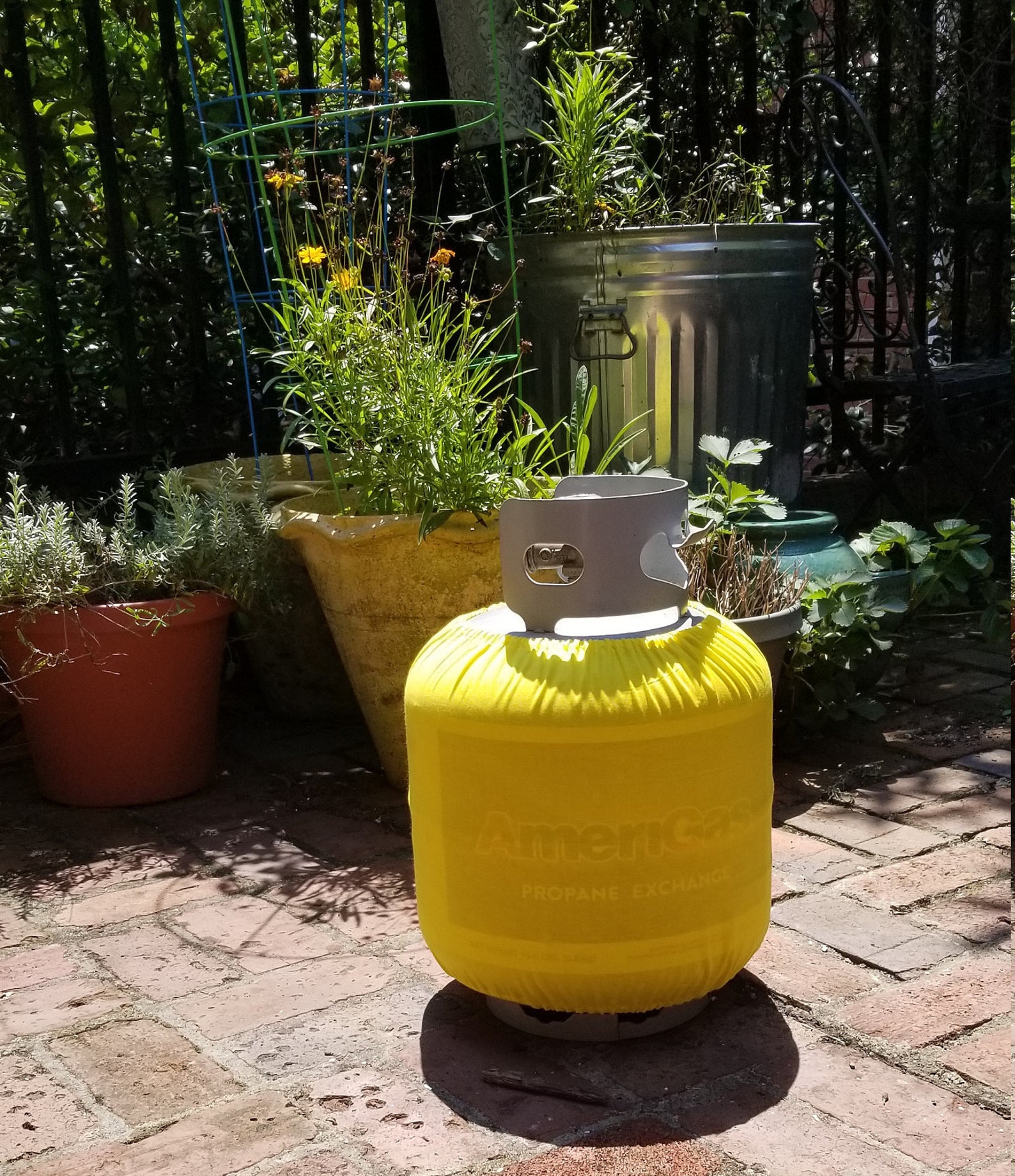 Bright Yellow Propane Tank Cover - Etsy