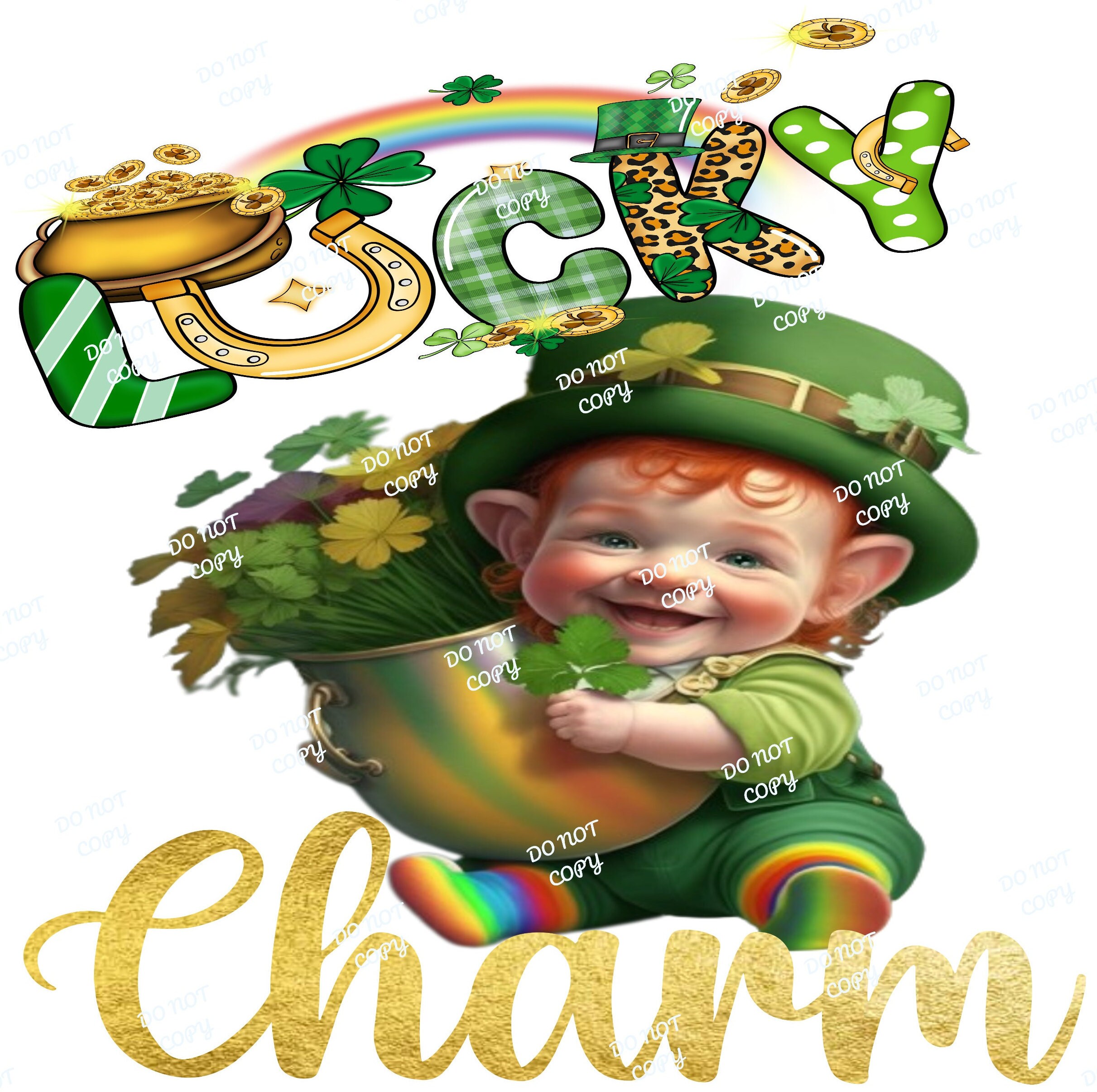 Lucky Charm Leprechaun Digital Download - Etsy