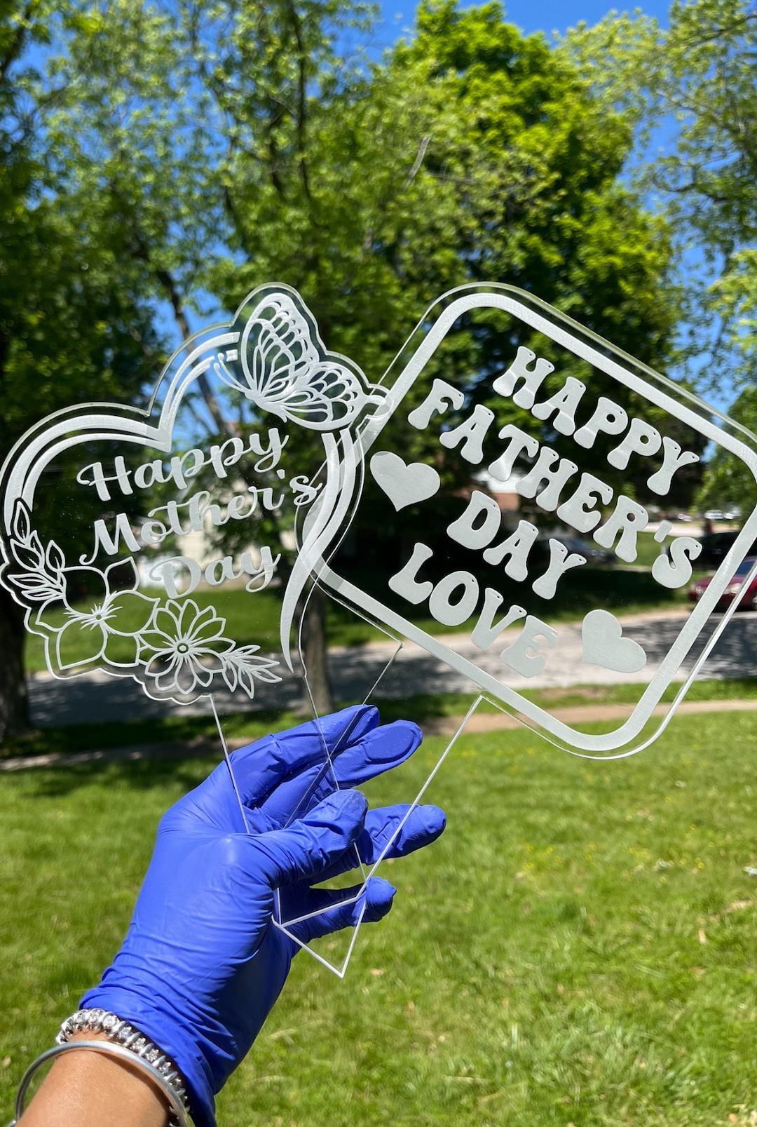 Acrylic Grave Stake - Etsy