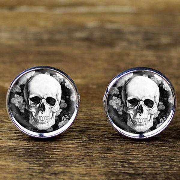 Skull Cufflinks - Etsy