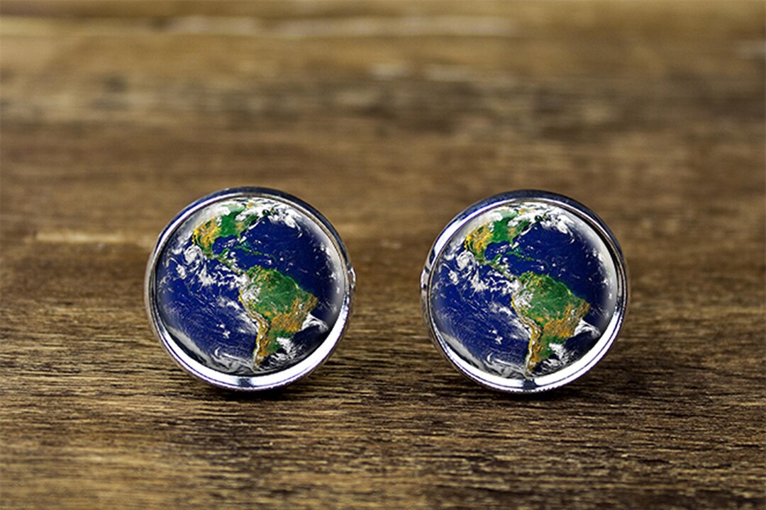 Planet Earth Cufflinks, Globe World Cufflinks, World Cufflinks - Etsy