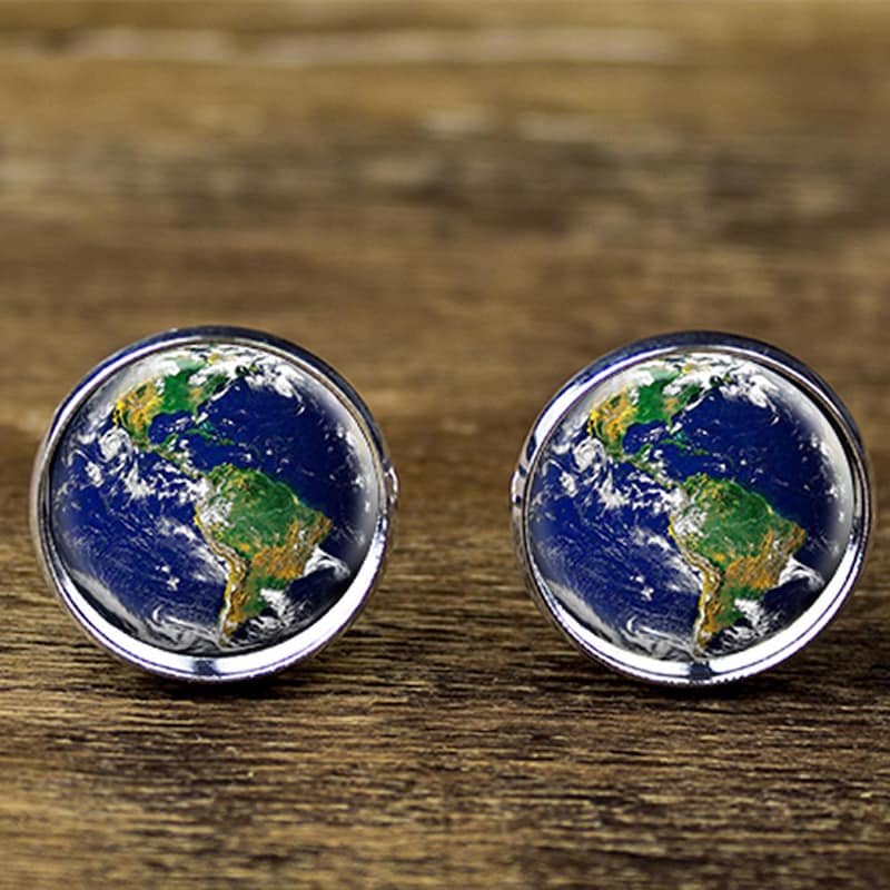 Globe Cufflinks - Etsy