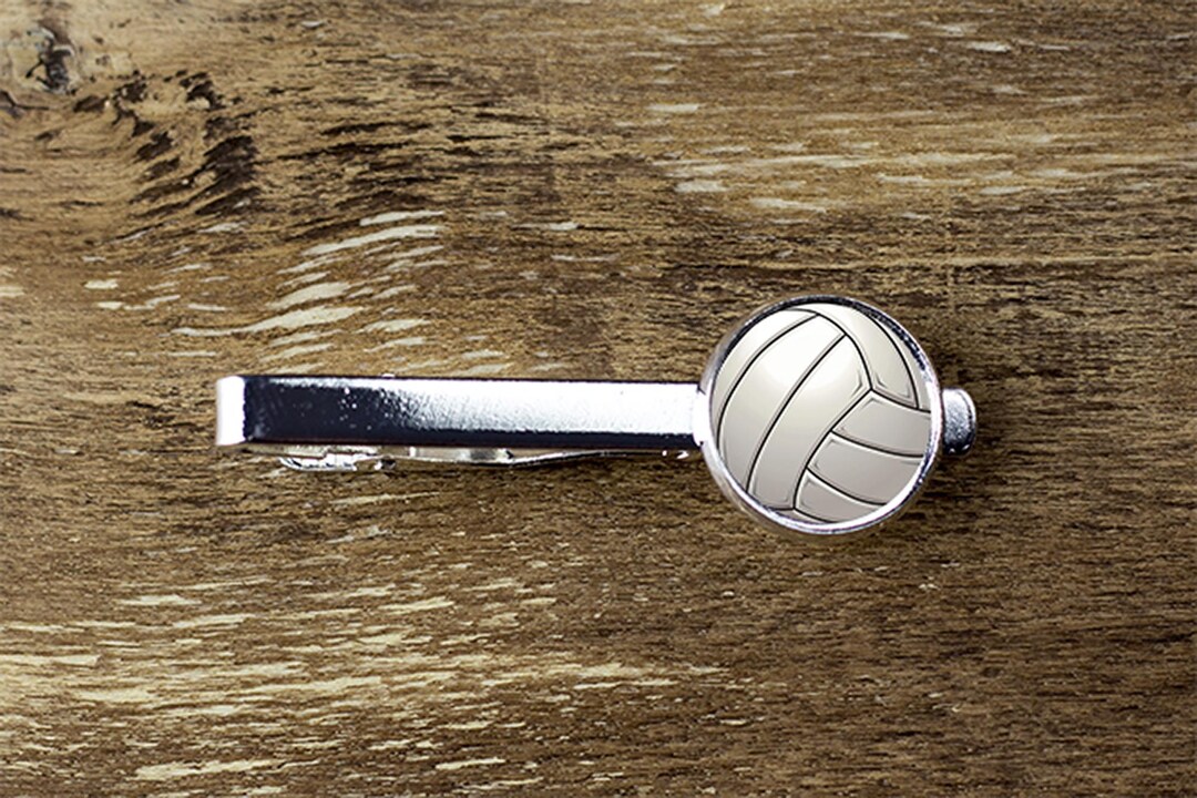 Volleyball Tie Clip,volleyball Player Tie Bar,sports Tie Clip - Etsy