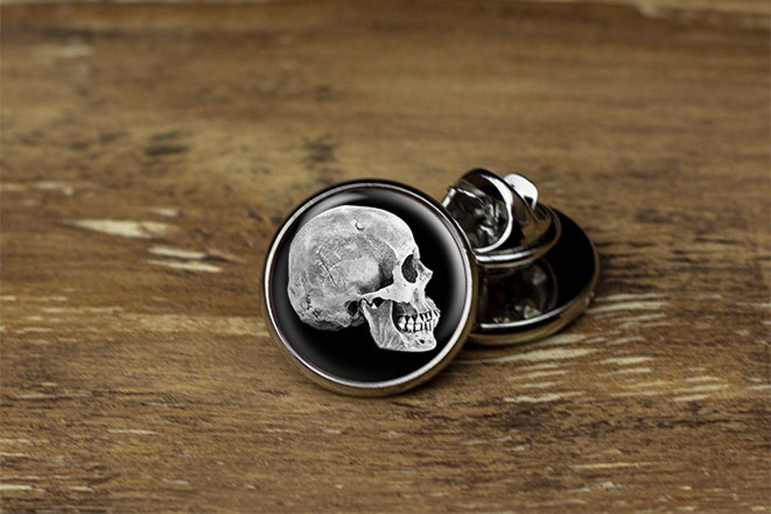 Skull Lapel Pin Skull Head Lapel Pin Skull Tie Tack Skull - Etsy