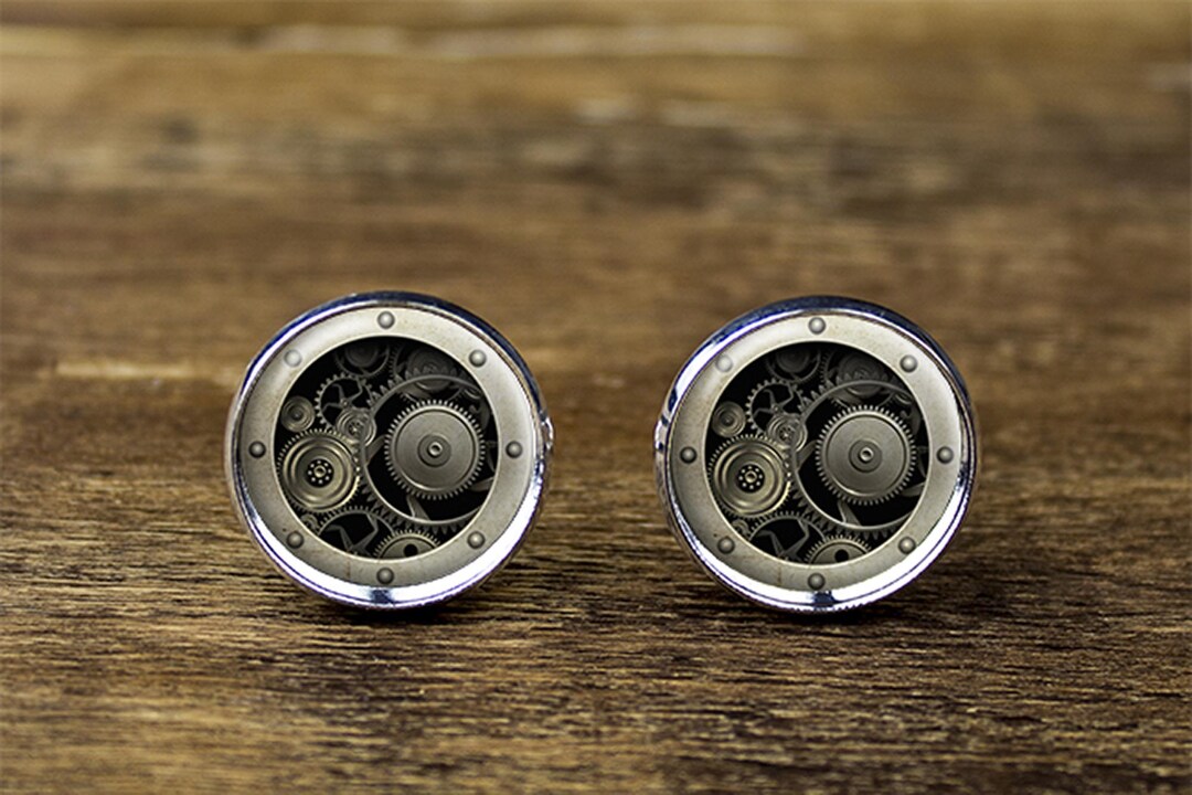 Steampunk Gear Cufflinks, Gear Cufflinks, Gear Jewelry - Etsy