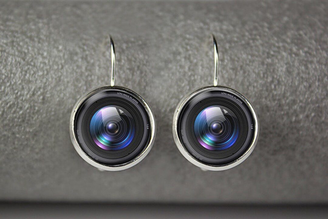 Camera Lens Earings, Photographer Earrings, Lens Earrings - Etsy