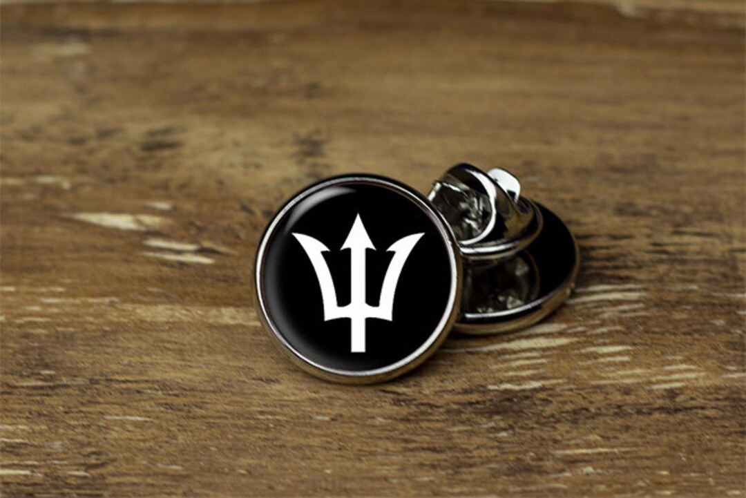 Trident Lapel Pin, Poseidon Trident Lapel Pin, Trident Tie Tack, Trident Accessories - Etsy