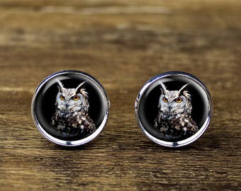 Owl Cufflinks | Etsy
