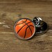 Basketball Lapel Pin Basketball Tie Tack Basketball Tie Pin - Etsy