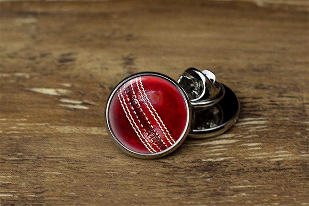 Cricket Ball Lapel Pin, Cricket Ball Tie Tack, Cricket Ball Tie Pin ...
