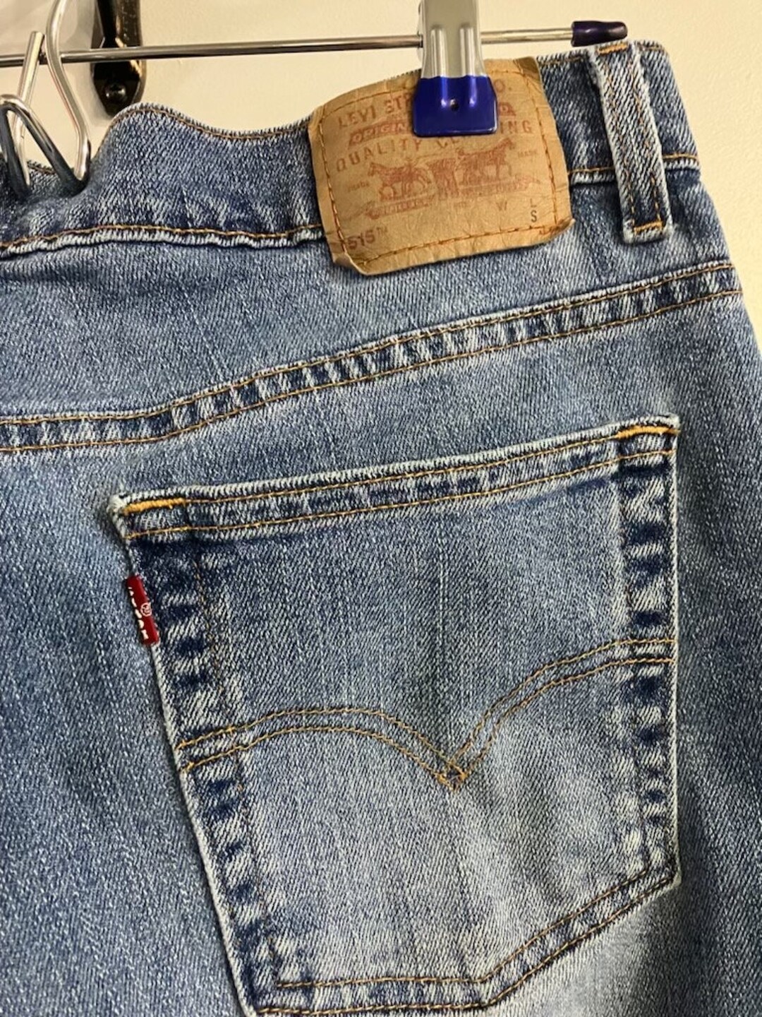 Levis Levi Strauss Classic Blue Wash Red Tag 14 14S 515 Short Petite ...