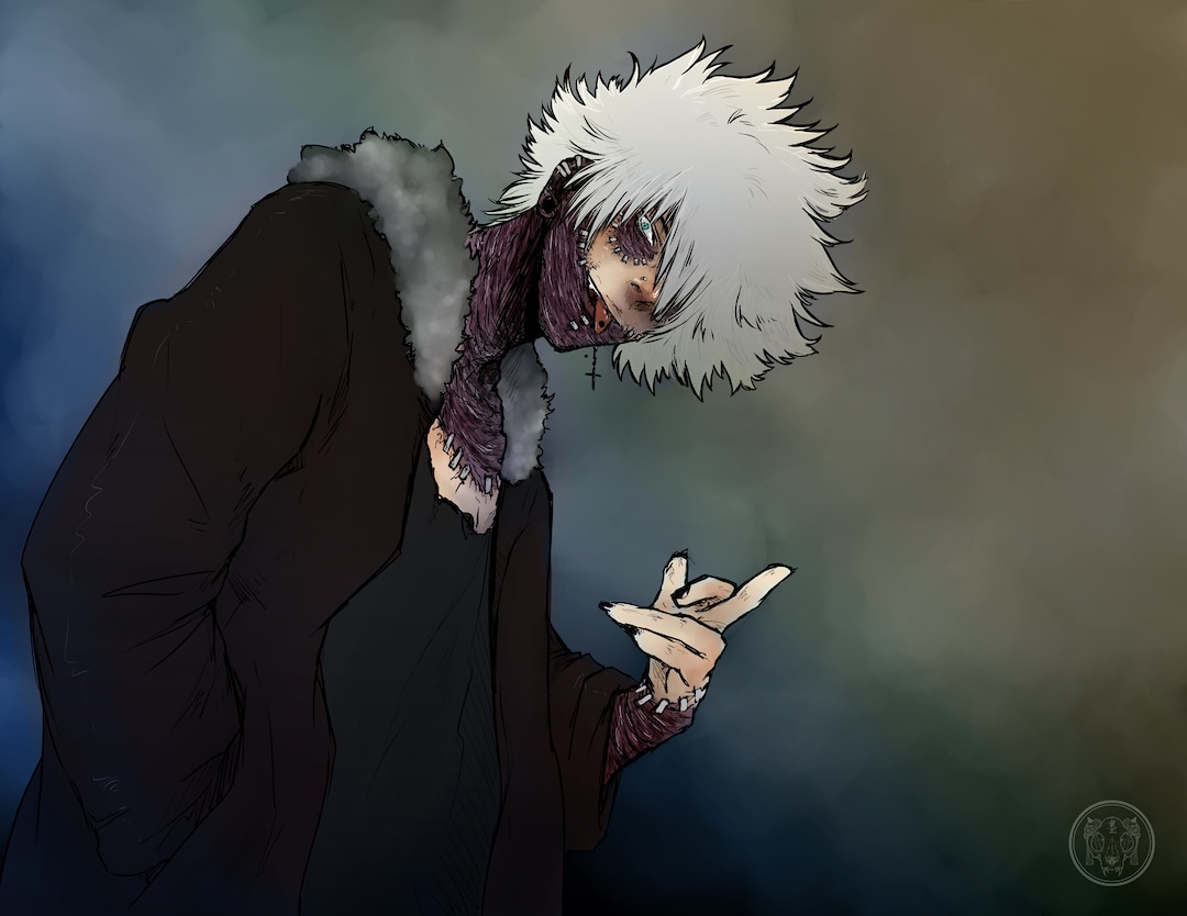 Todoroki Toya Print - "dance in Hell" (HOLOGRAPHIC) - Etsy