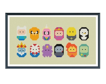 Adventure Time Clock Cross Stitch Pattern (PDF Download) - Etsy