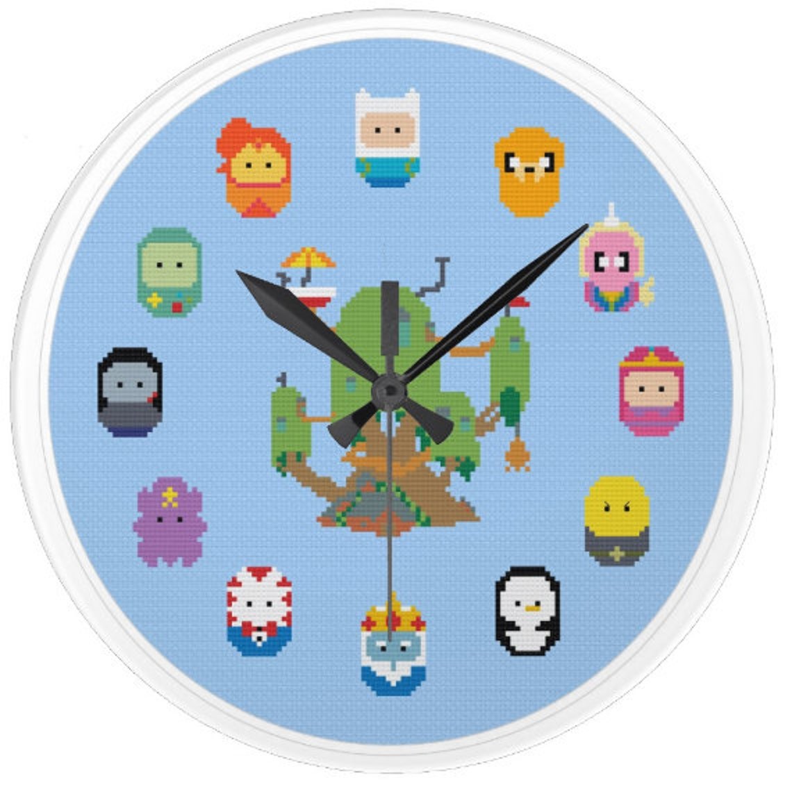 Adventure Time Clock Cross Stitch Pattern (PDF Download) - Etsy