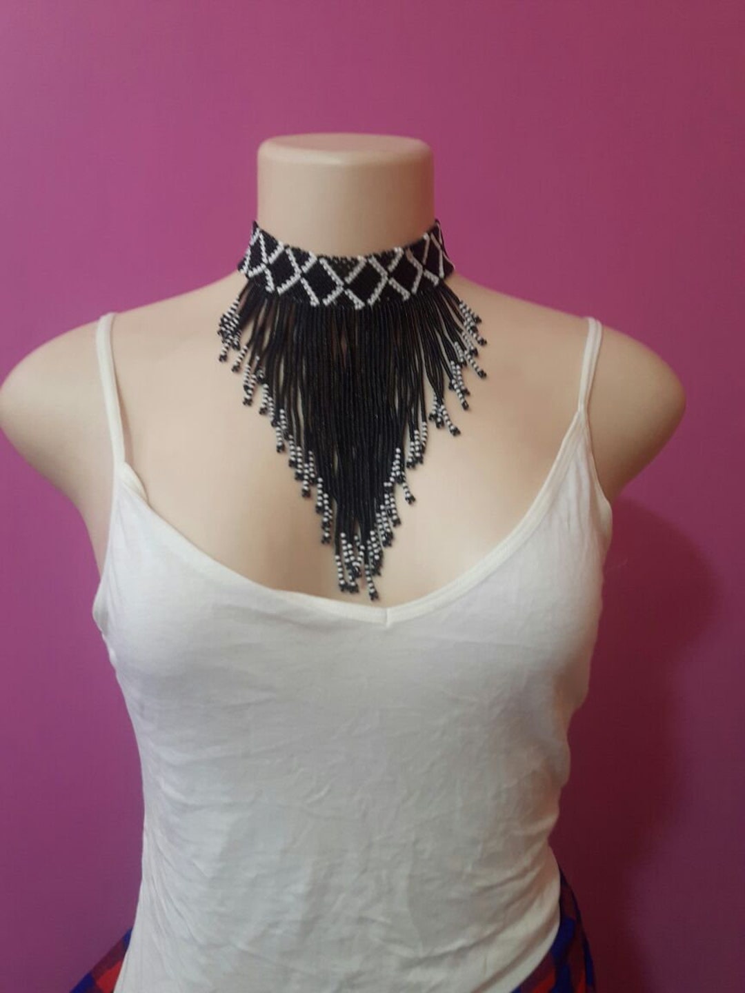 Maasai Necklace / Beaded Necklace / African Necklace / Tribal - Etsy