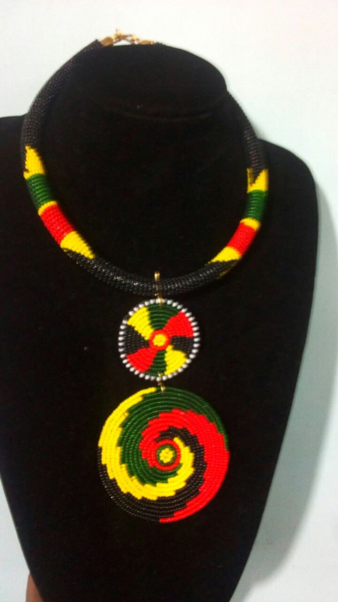 Maasai Necklace/ Beaded Necklace / Colorful Necklace / African Jewelry ...