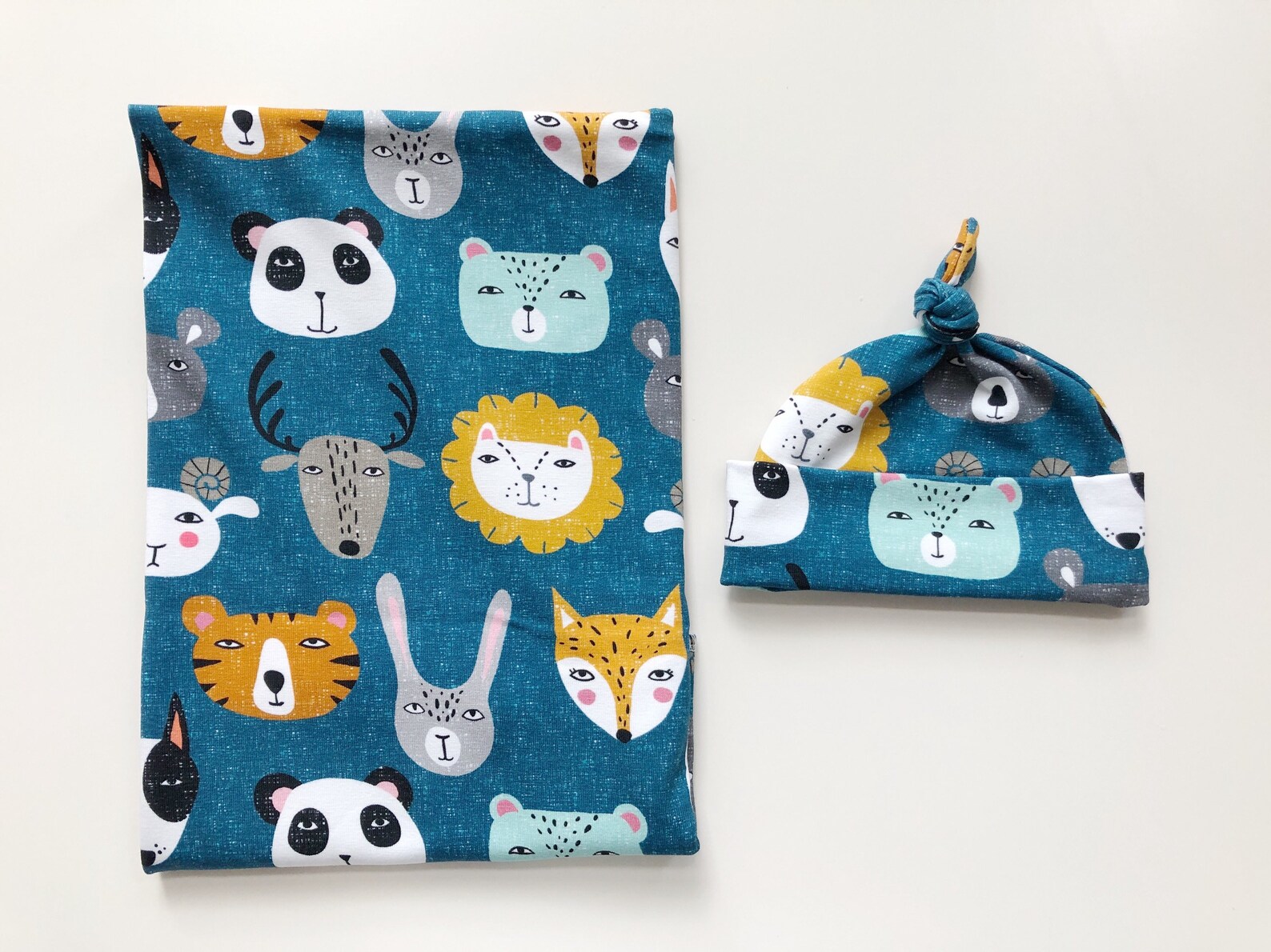 Organic Receiving Blanket Set Newborn Baby Boy With Matching - Etsy