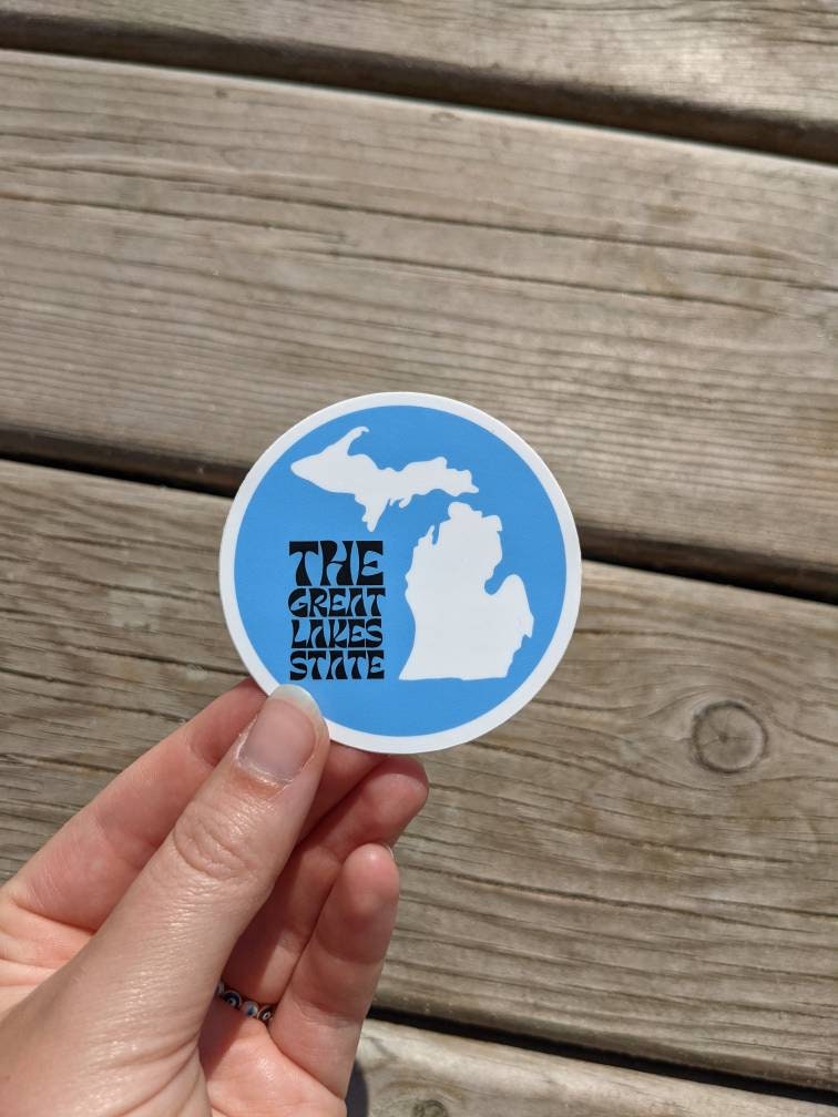 Great Lakes Sticker Vinyl Sticker Waterbottle Sticker - Etsy