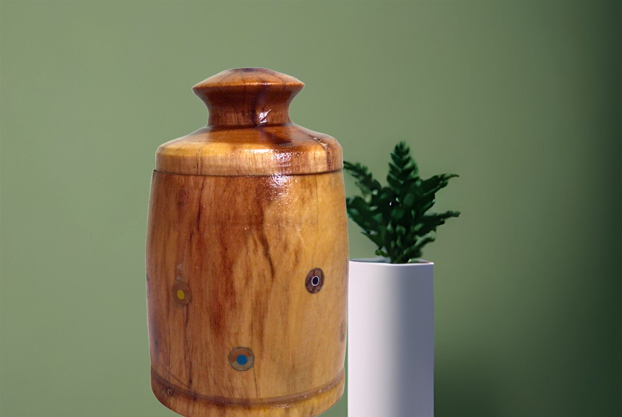 Funky Unusual Flame Effect Woodturned Unusual Unique Kids Desk Pen ...