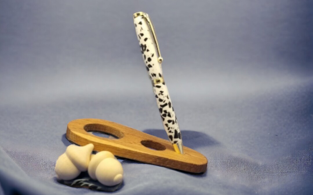 Woodturning Acrylic Lathe Artisan Handcrafted Rustic Black White Cookie ...