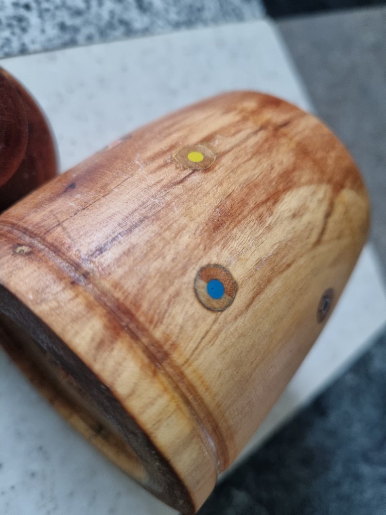 Funky Unusual Flame Effect Woodturned Unusual Unique Kids Desk Pen ...