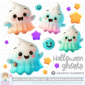 Ghost Clipart, Halloween Clipart, Halloween Party, Ghost Party ...