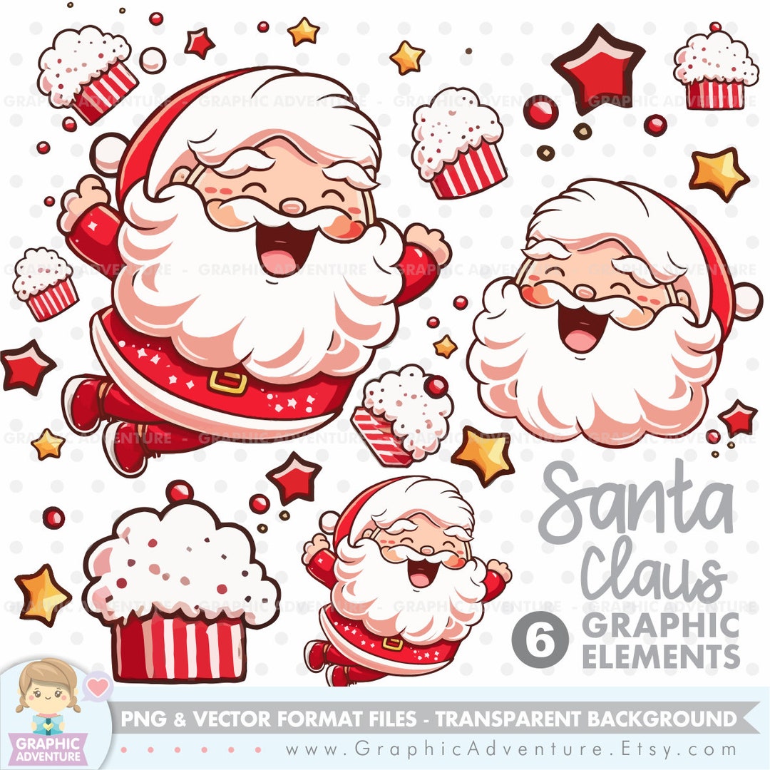 Santa Claus, Clipart, Christmas Clipart, Christmas Graphics, Santa ...