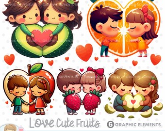 Valentine Clipart, Valentine Graphic, COMMERCIAL USE, Perfect Pair ...