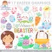 Easter Clipart Easter Graphics Clip Art COMMERCIAL USE | Etsy