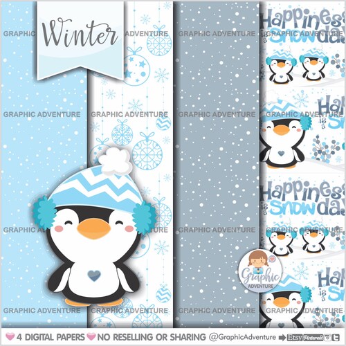 Christmas Digital Paper COMMERCIAL USE Christmas Pattern - Etsy