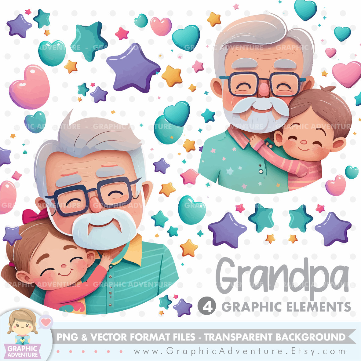 Grandfather Clip Art