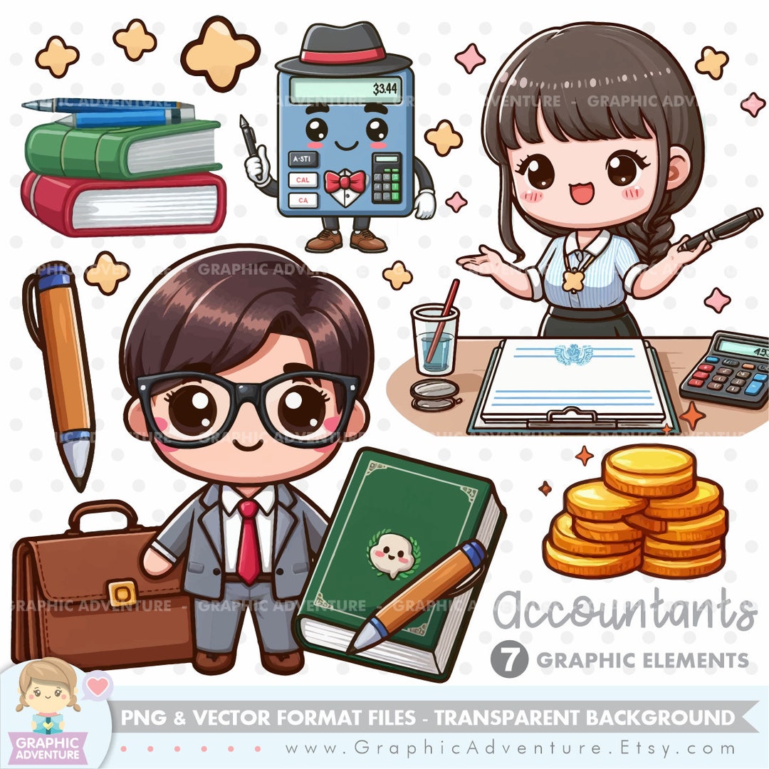 Accountant Clipart, Office Clipart, Job Clipart, Occupation Clipart ...